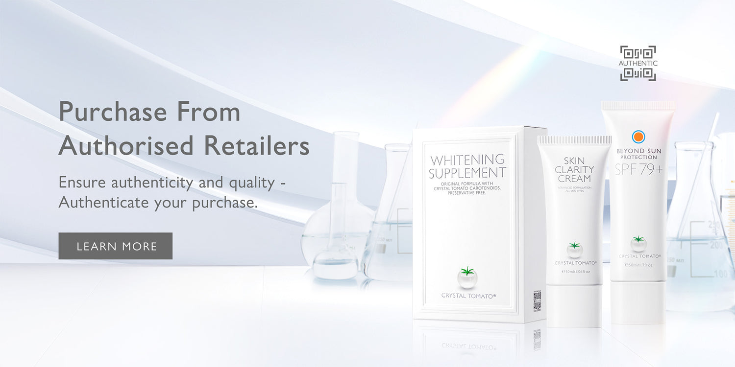 CRYSTAL TOMATO® - Premium Skin Whitening Supplements & Protection