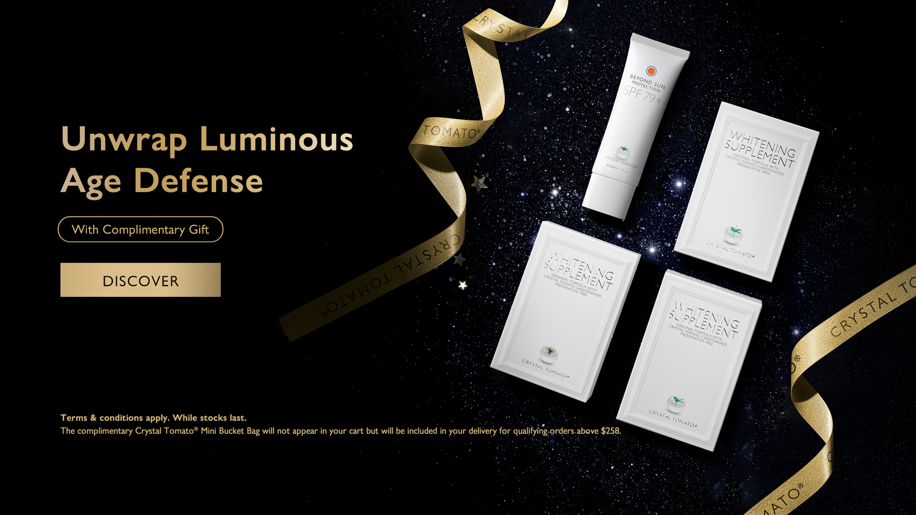 CRYSTAL TOMATO® - Premium Skin Whitening Supplements & Protection