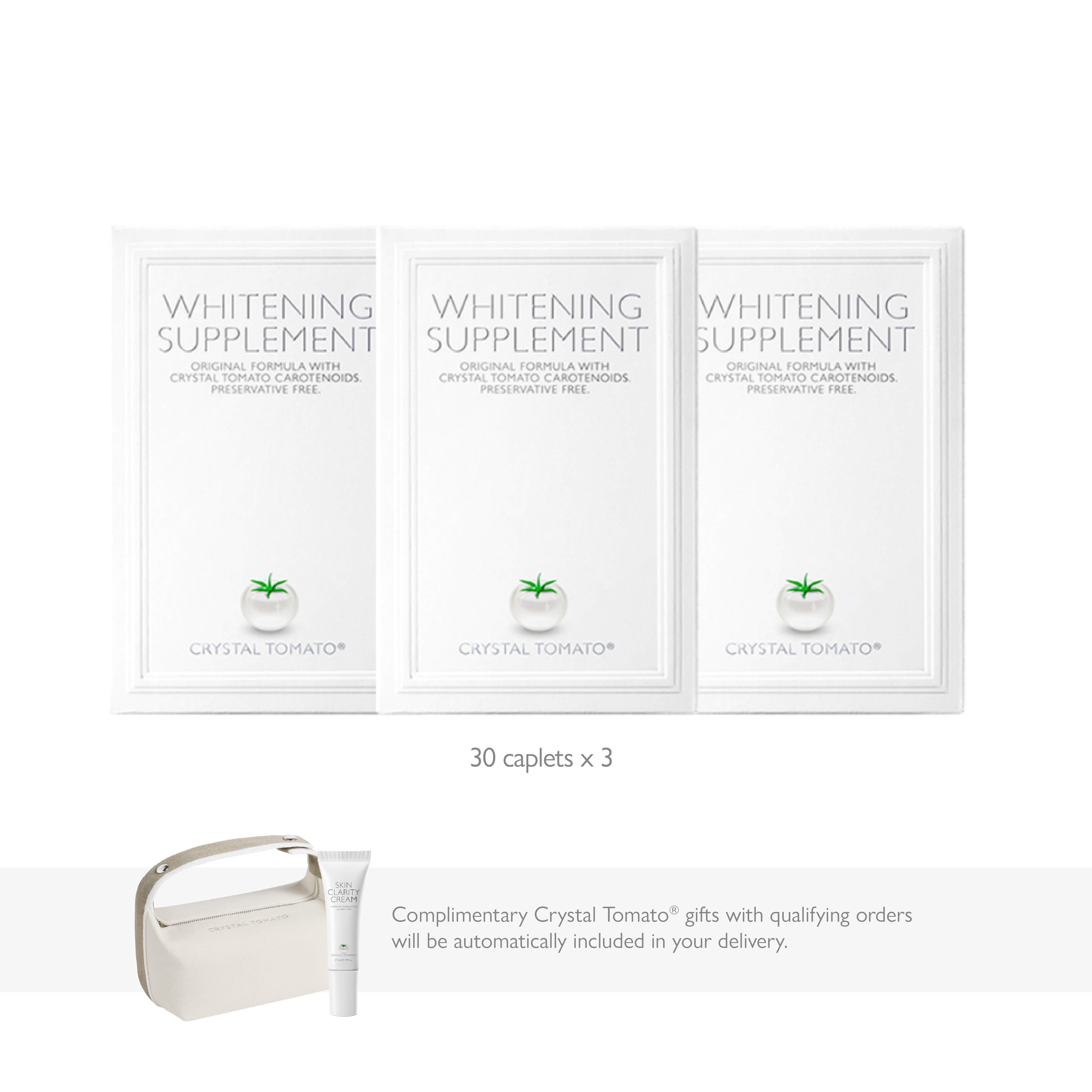 CRYSTAL TOMATO® - Premium Skin Whitening Supplements & Protection